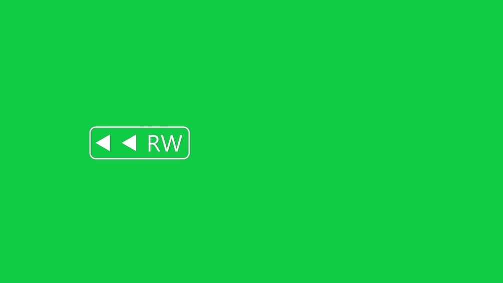 Rewind arrow animation | zoom green screen, Animated Arrows