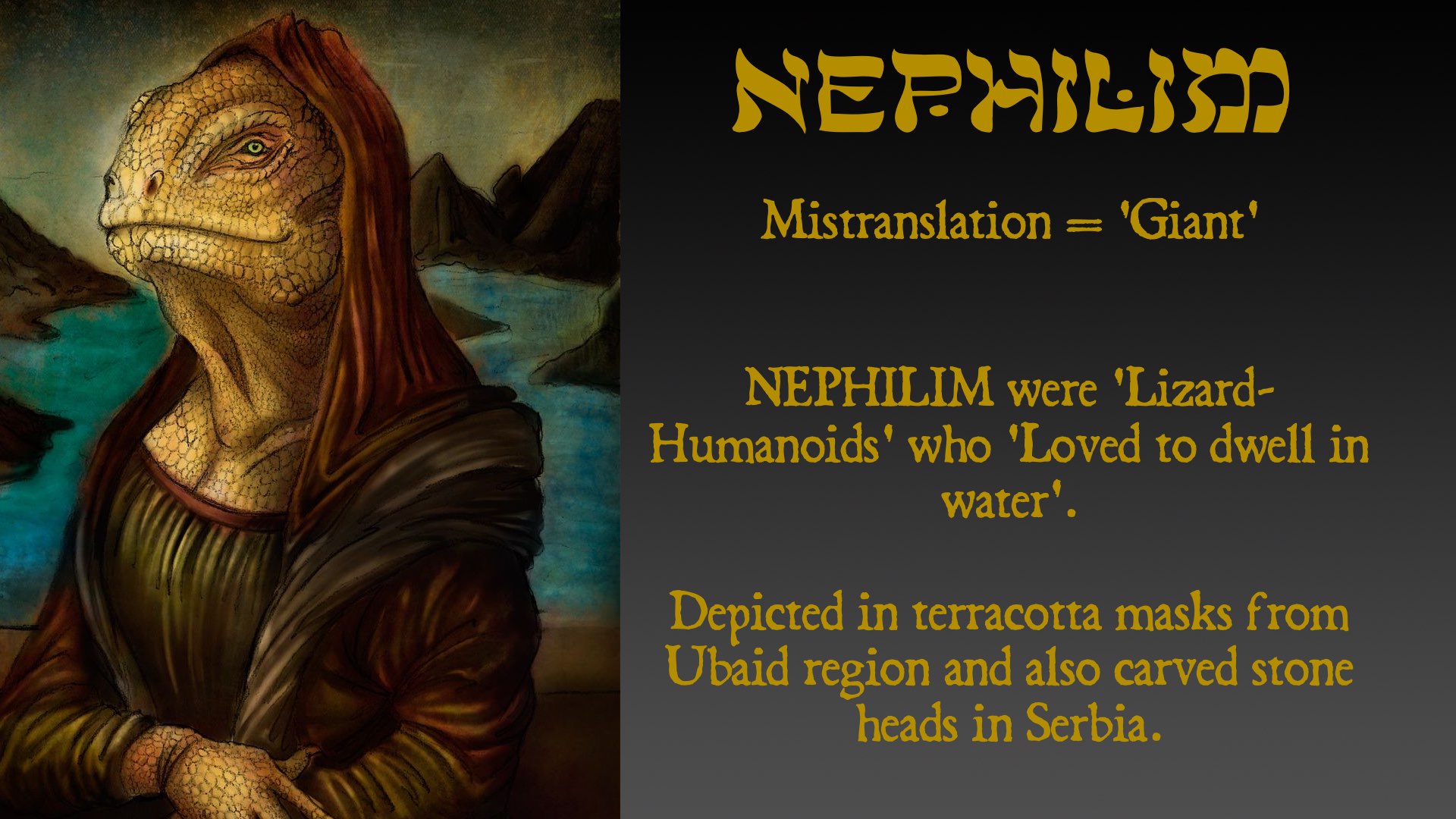 Amphibious lizard gods and the Bible - Chris Everard - British author ...