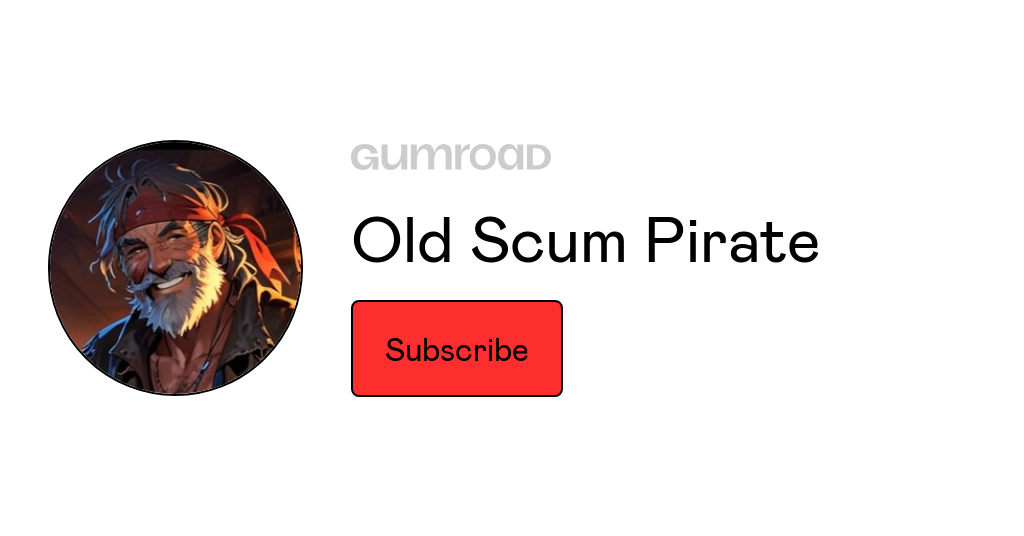 Old Scum Pirate