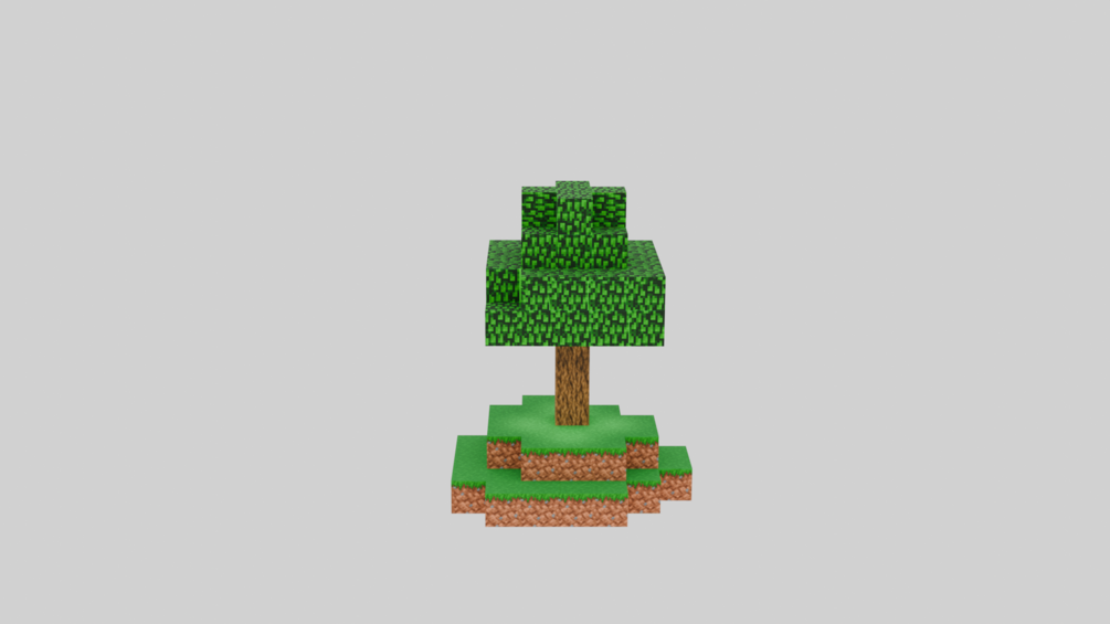 Minecraft oak tree lamp