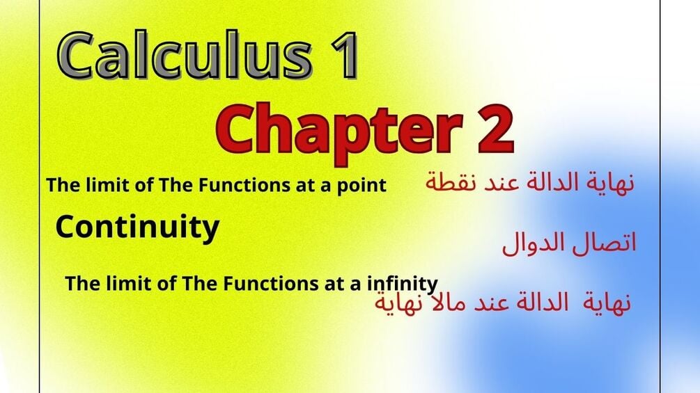calculus 1 chapter 2 , chapter 3 , chapter 4