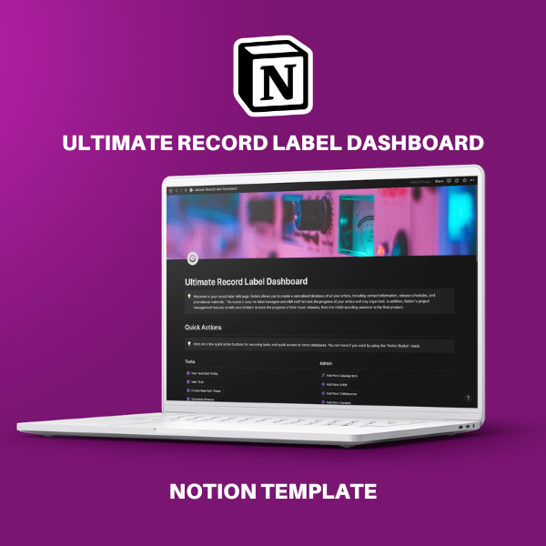 Artist OS - Notion Template Bundle