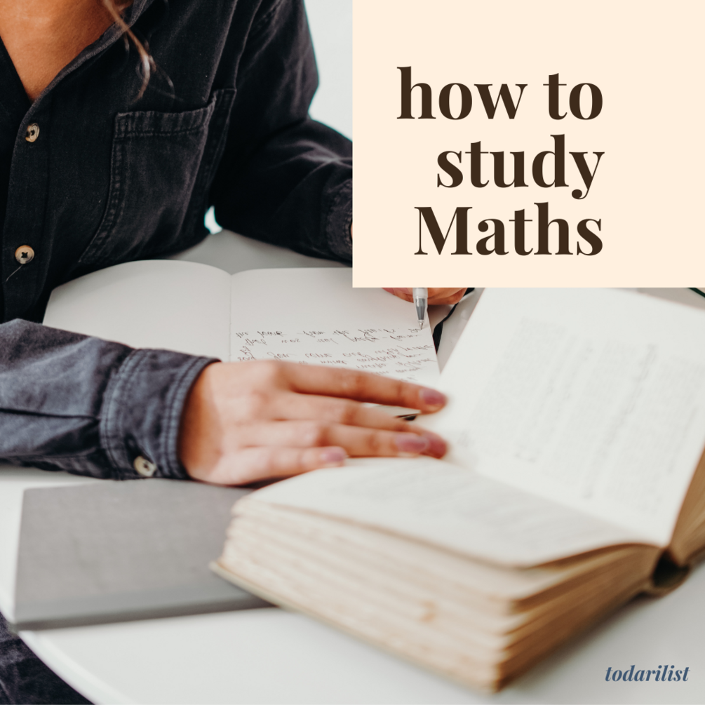 🏆 HOW TO STUDY MATHS 🏆