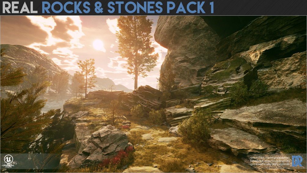 Real Rocks & Stones pack I
