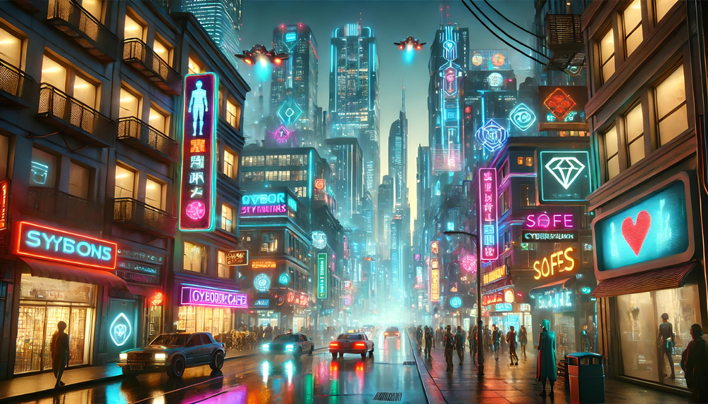 "Neon Nexus: A Futuristic Cyberpunk Metropolis"