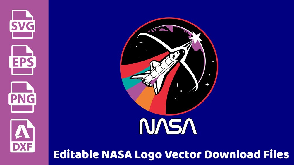 Free Editable NASA Logo Vector Download Files for Space Art, Geeks, and ...