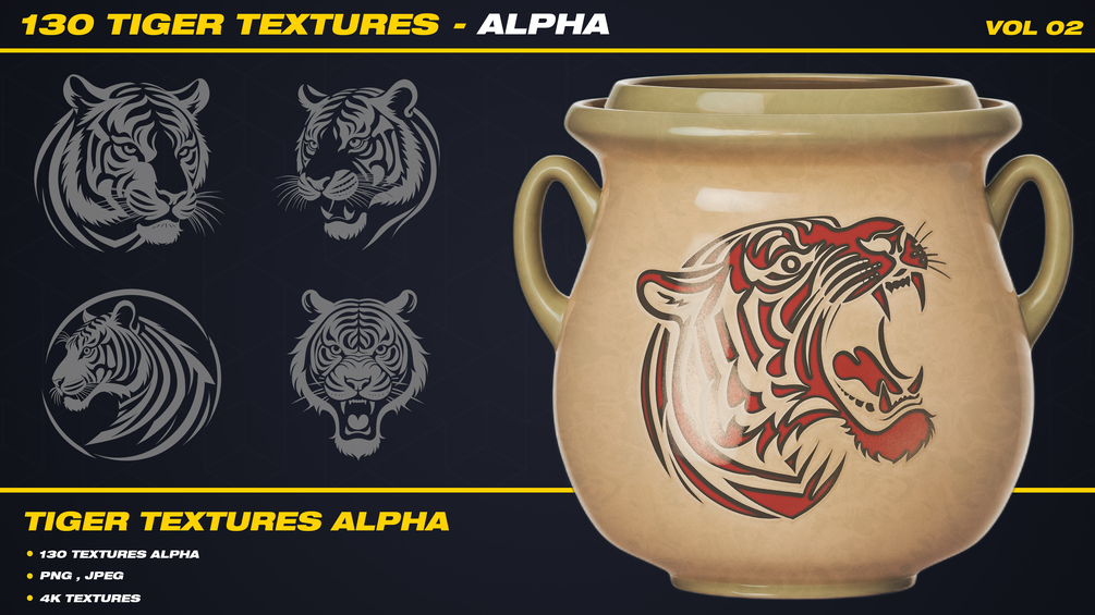 130 Tiger Textures - Alpha