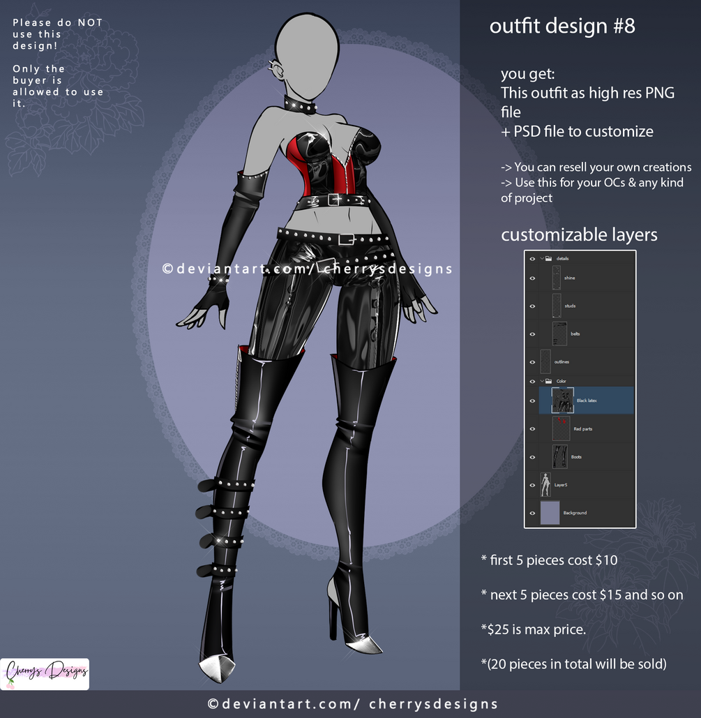 customizable Outfit Design #8