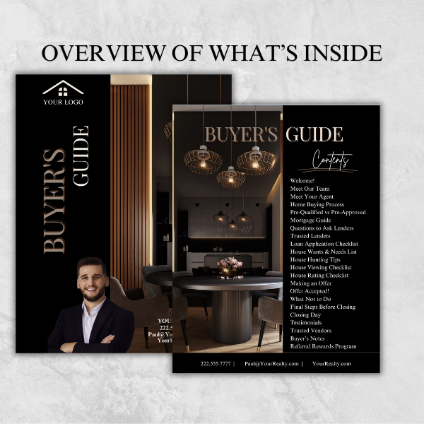 Luxury Seller Guide and Buyer Guide Bundle | Real Estate Templates ...