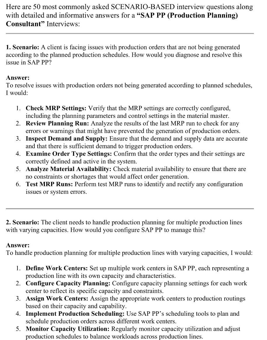 8 PDFs containing ALL Types of Most Asked Interview Q&A (Scenario-Based ...