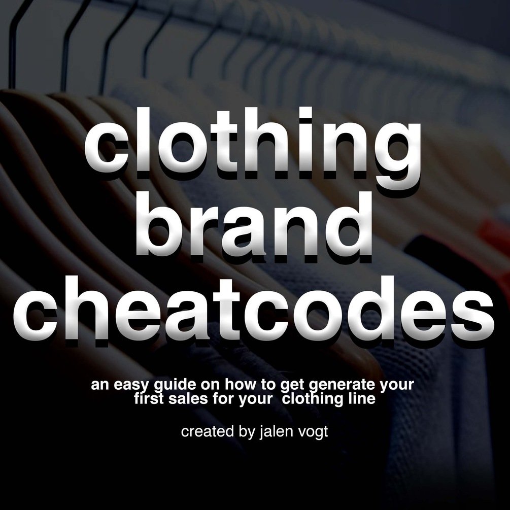 Clothing Brand Cheatcodes!