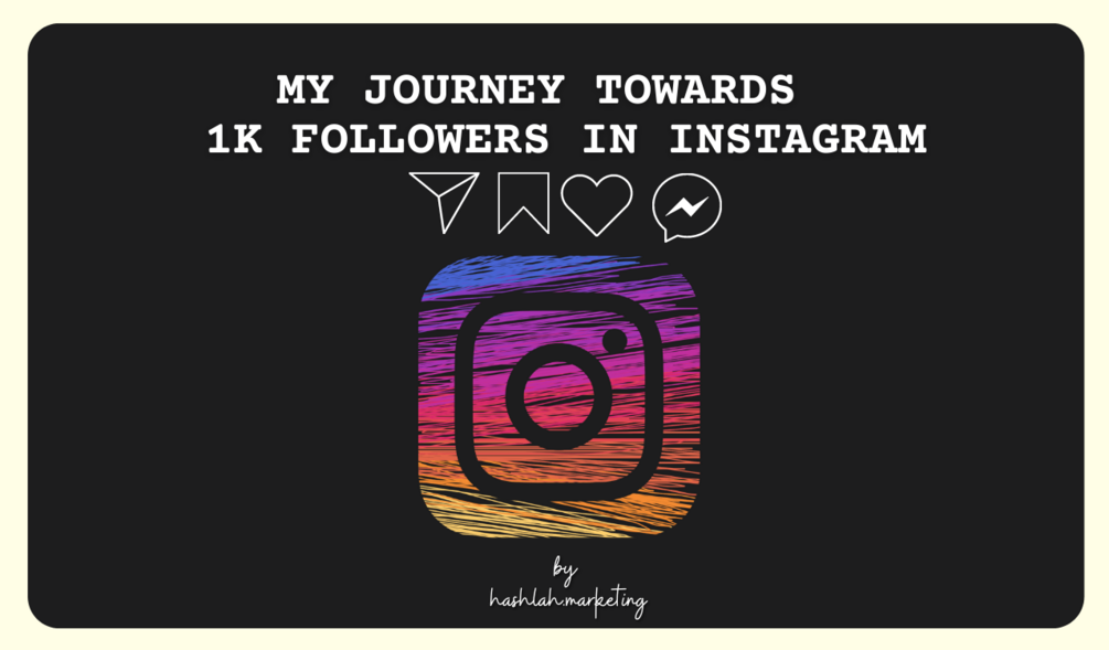 My Journey towards 1K followers in Instagram