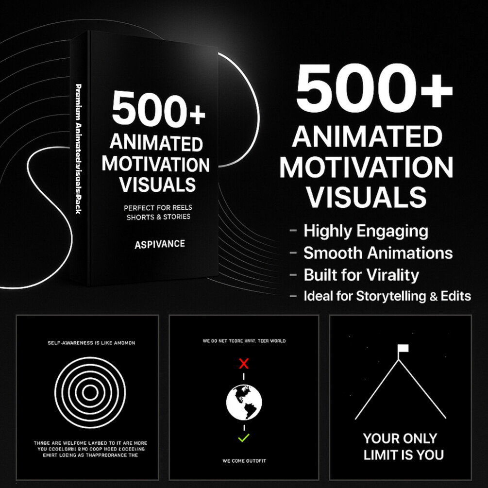 500+ Animated Visuals Pack