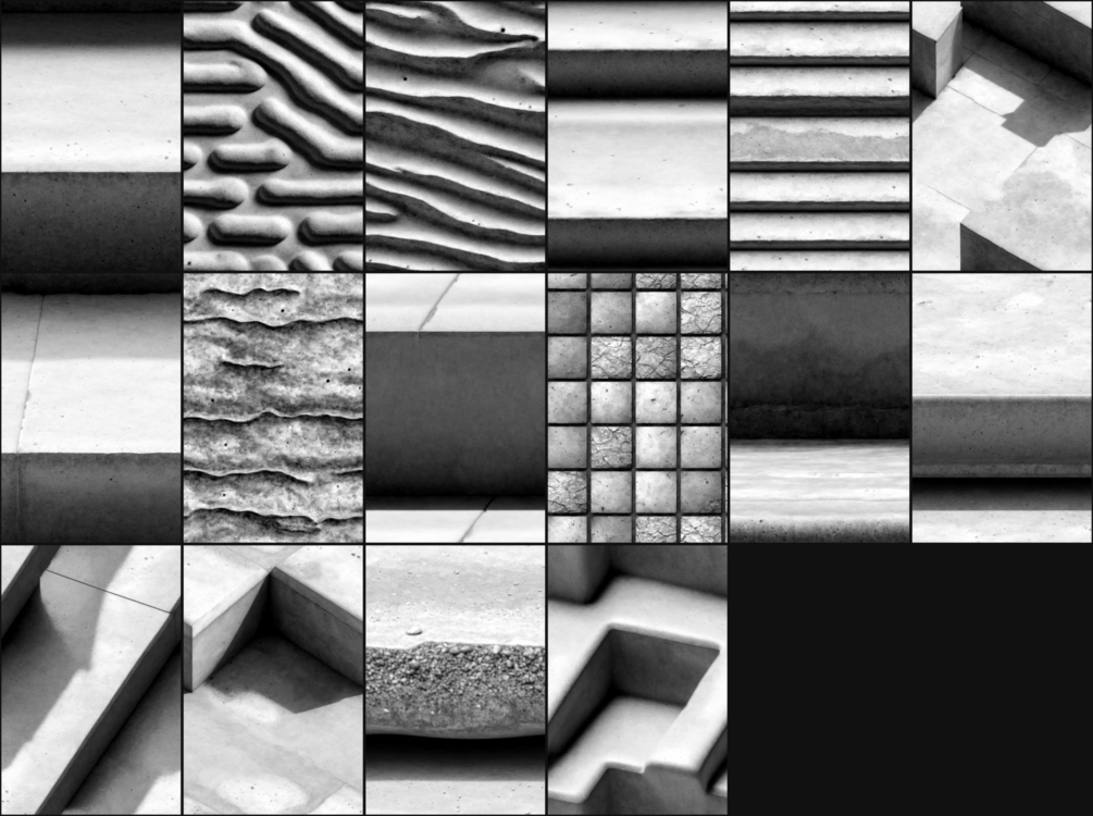 Concrete Vol.1 — 16-Bit Height Maps (Photogrammetry-Grade)