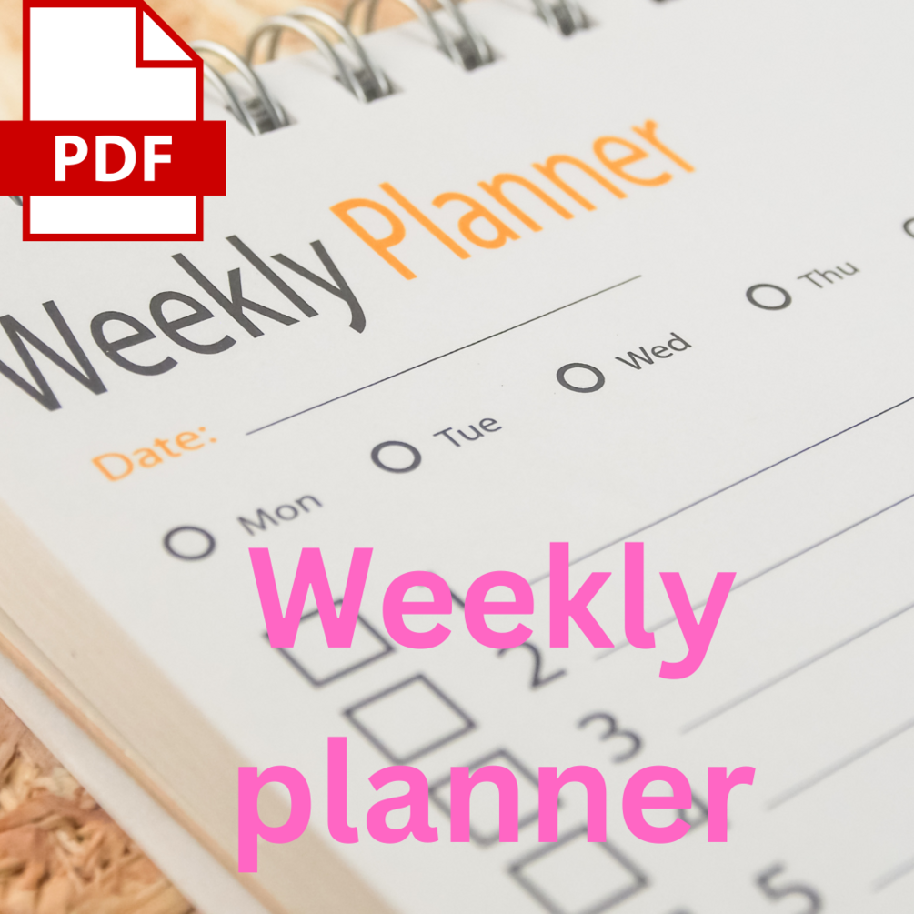 Weekly planner