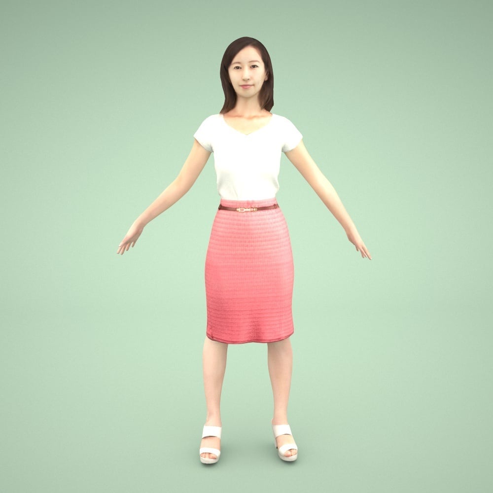 Animated 3D-People 100_Aya