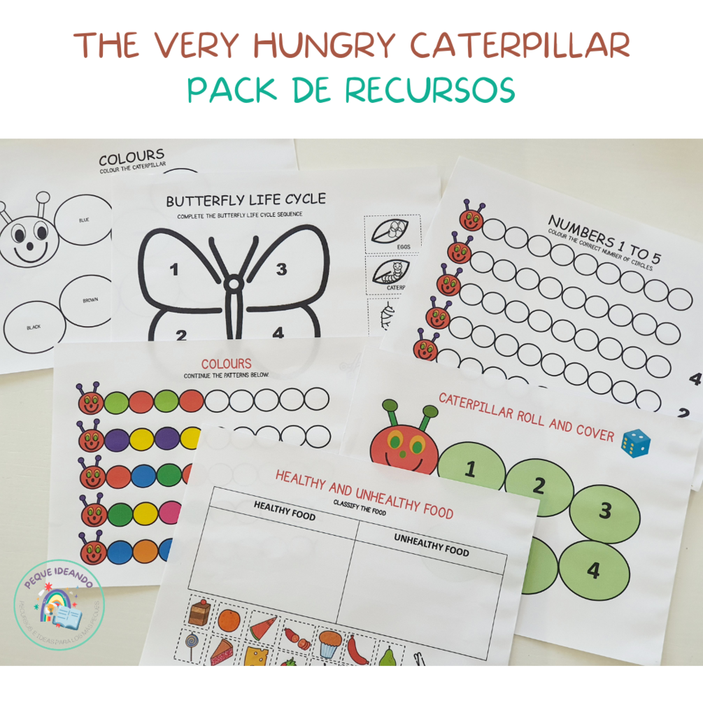 Pack de recursos "The Very Hungry Caterpillar"