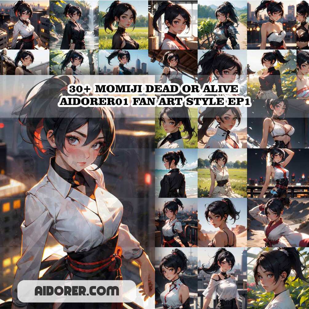 30+ MOMIJI DEAD OR ALIVE AIDORER01 FAN ART STYLE EP1