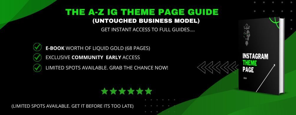 0$ Limited Instagram Theme Page Guide (A-Z)