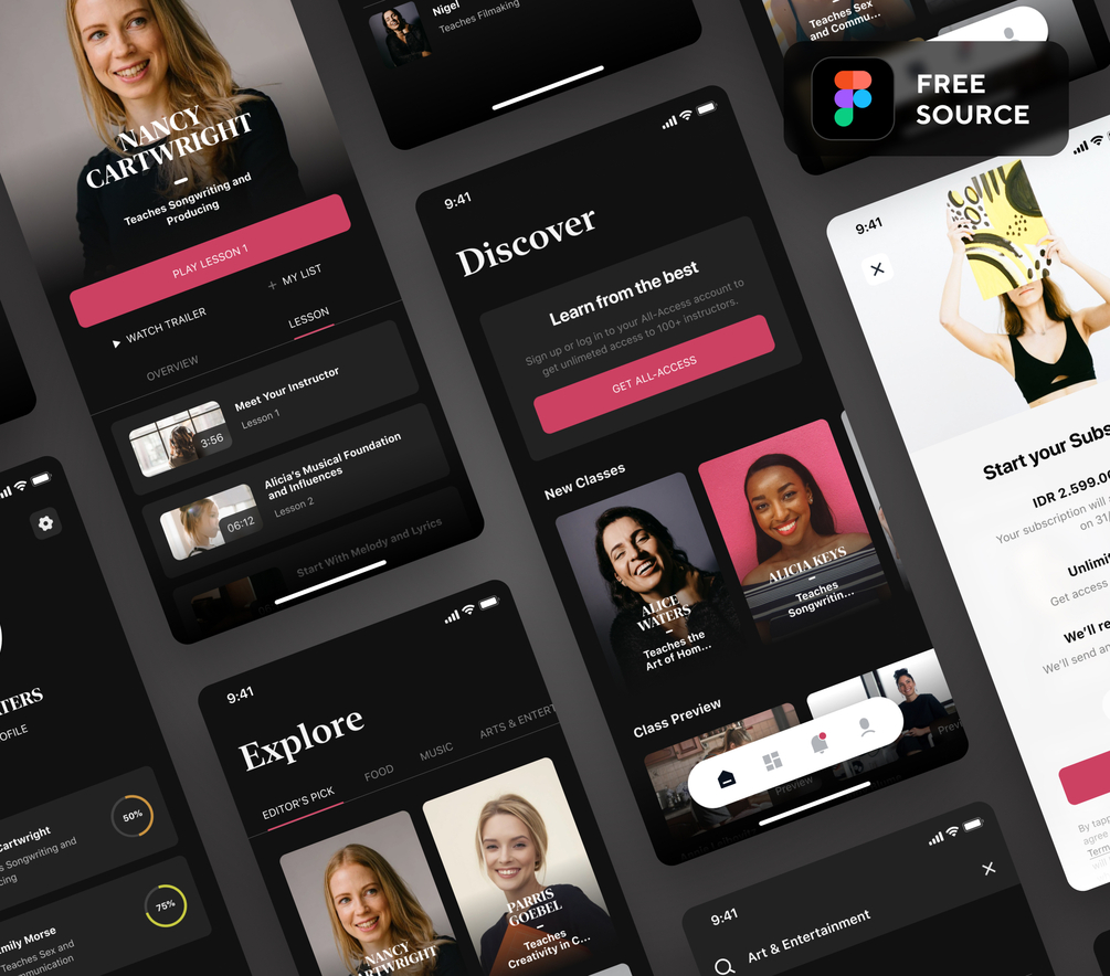 Course Class Mobile Application