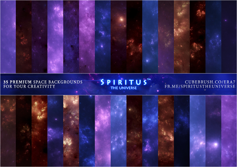 35 SPACE BACKGROUNDS - PACK 34