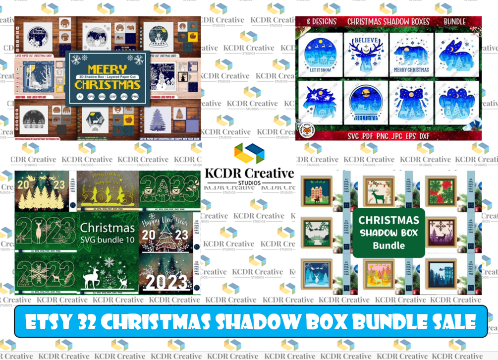 Christmas 3d Designs, Shadow Boxes - 32+ Delightful Designs to ...