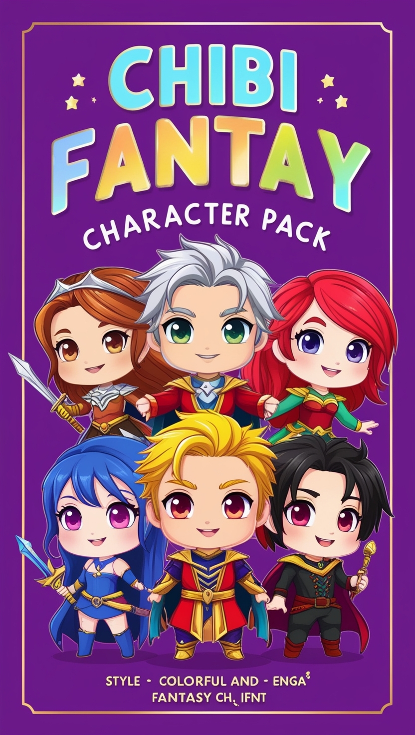 Chibi Fantasy Character Pack