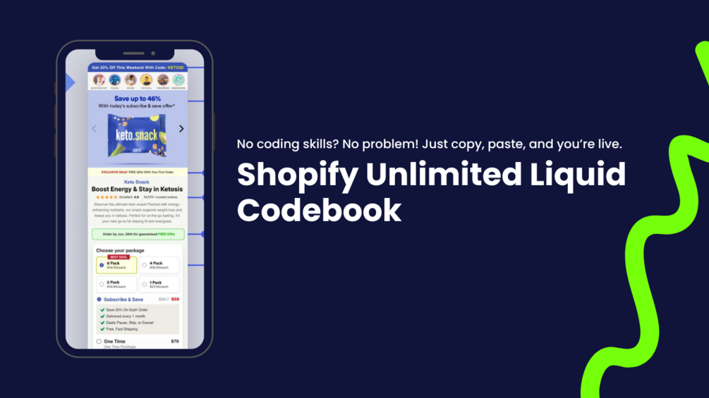 Shopify Unlimited Liquid Codebook