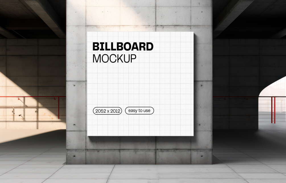 Urban Commercial Billboard Mockup / #654