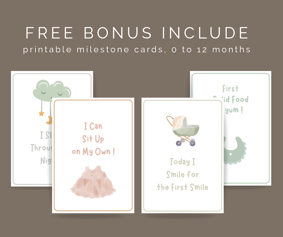 Our Baby Story – Bonus Printable Pages