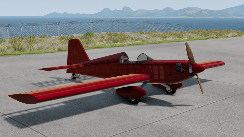 Gniar Mods - Experimental Sport Wood Airplane - BeamNG.drive (V1 Release)