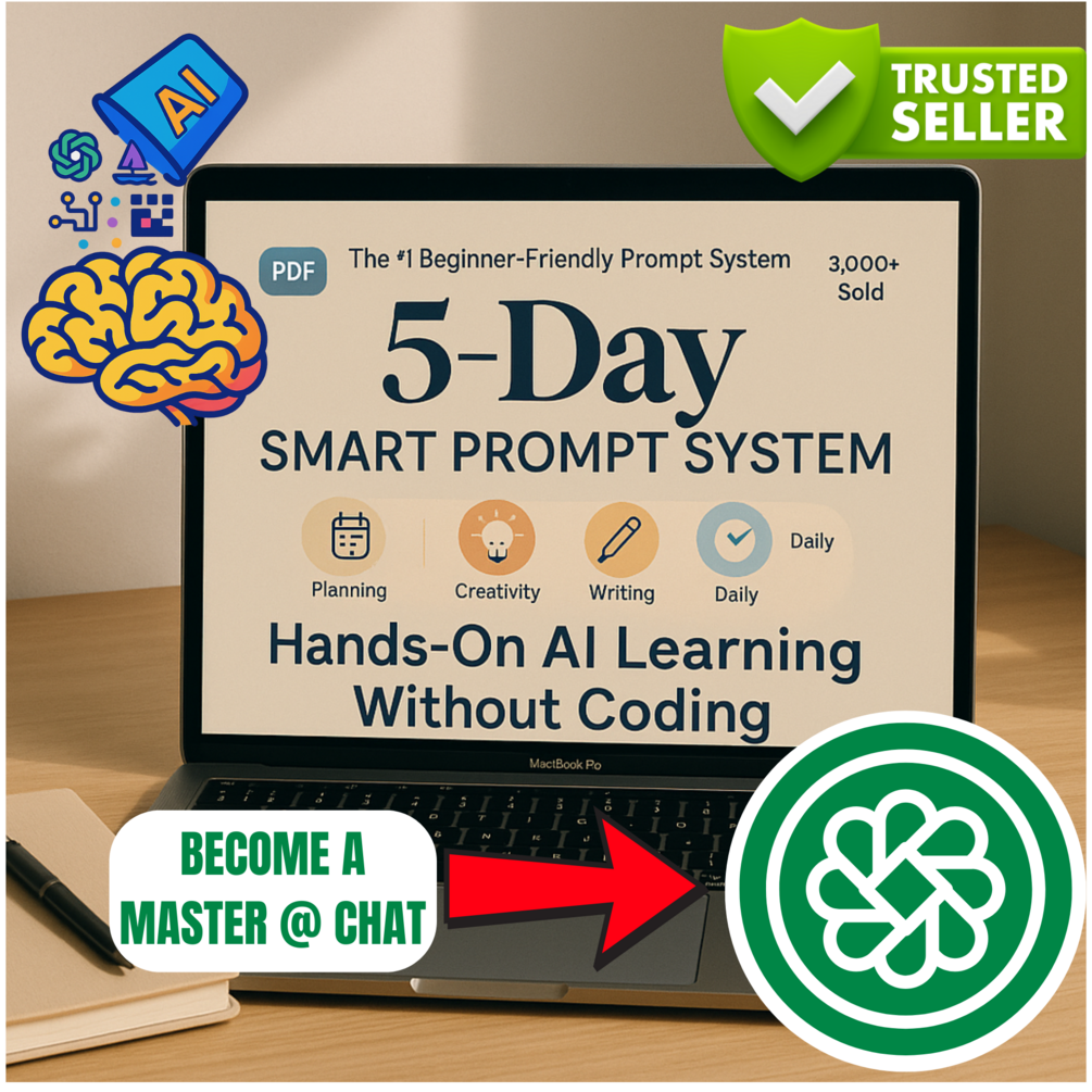 5-Day Smart Prompt System – Learn ChatGPT Without the Overwhelm (No ...