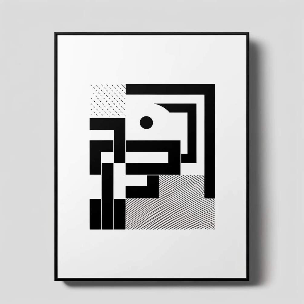 Minimalist Geometric Art Print #2