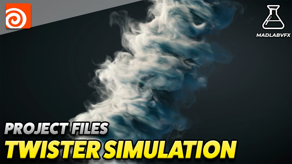 Twister Simulation FX - Houdini Project Files
