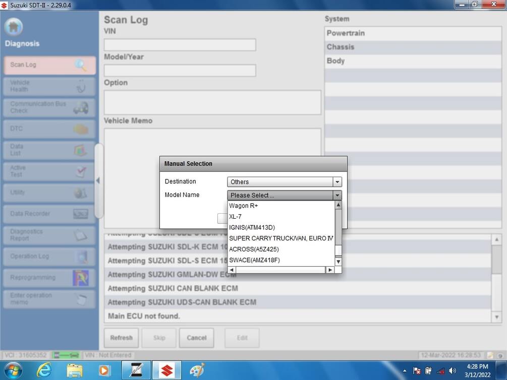 Suzuki SDT-2 Diagnostic Software v2.29.0.4 – Smart Diagnostic Tester II