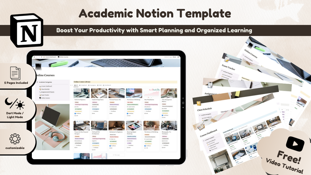 Academic Notion Template
