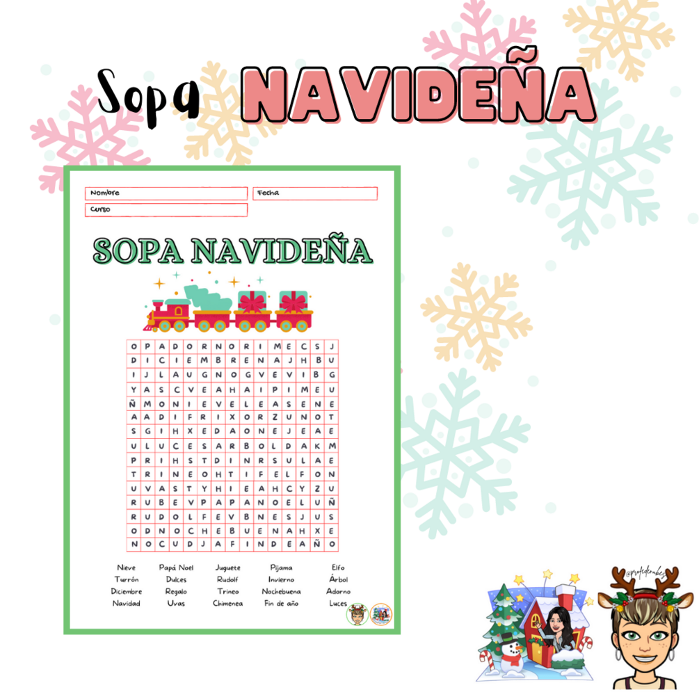SOPA DE LETRAS: Navidad