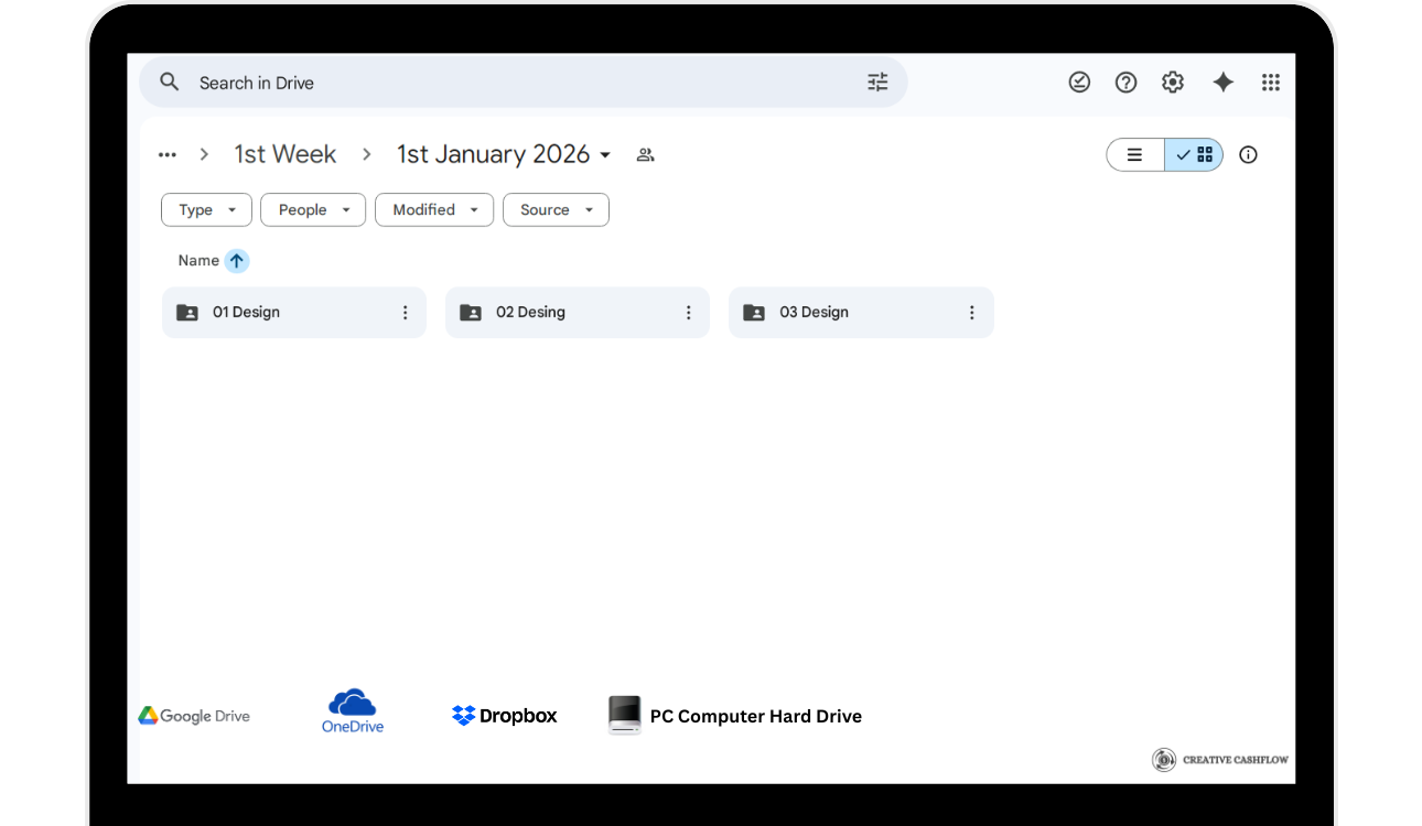 Print On Demand POD Designs Portfolio Tracker Google Docs Template