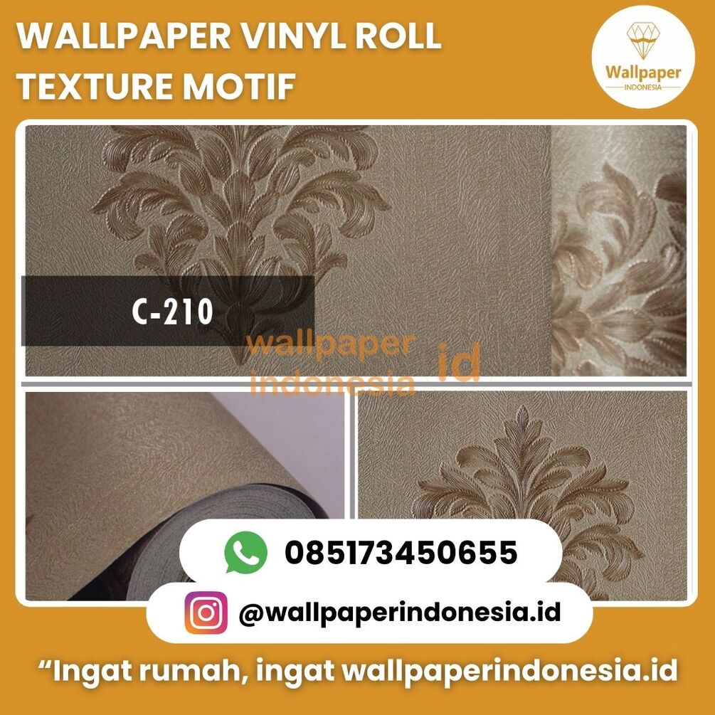 WALLPAPER VINYL ROLL TEXTURE MOTIF