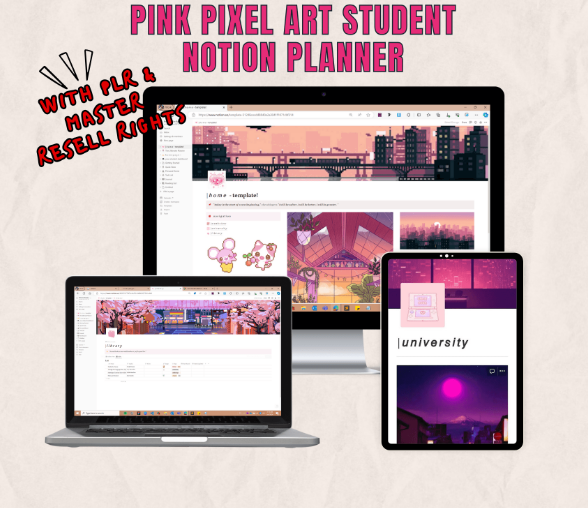 NOTION PLANNERS & TRACKERS MEGA BUNDLE