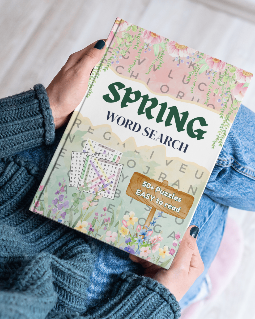 Spring Themed - Word Search Puzzle Book