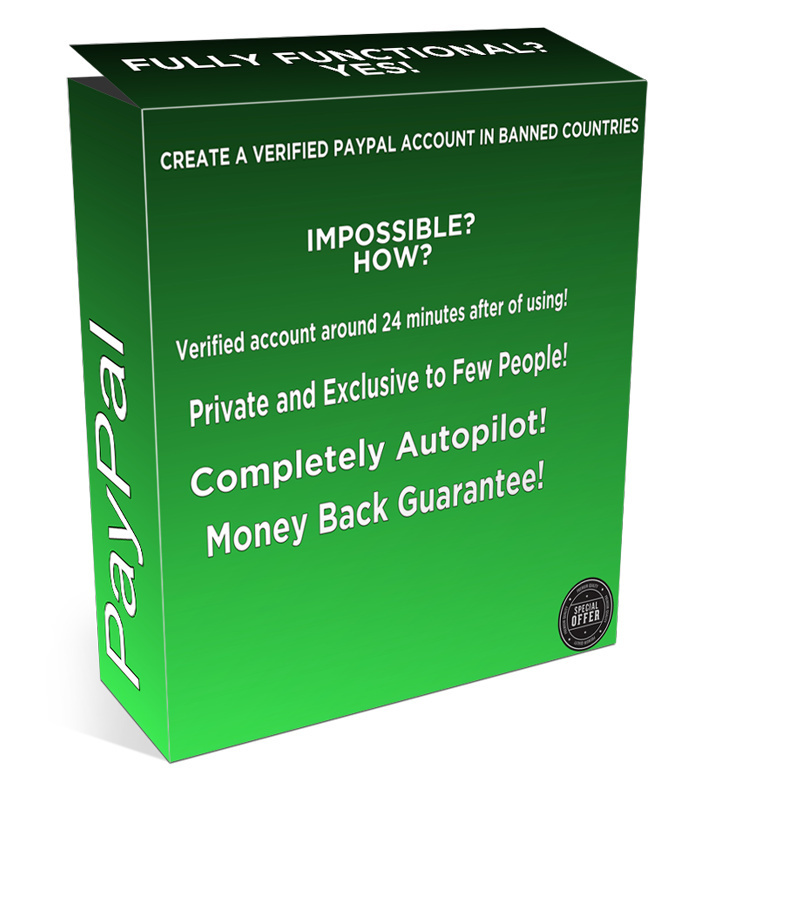create a verified paypal account in any of the banned country