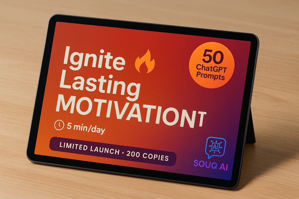 Ignite Lasting Motivation™: 50 ChatGPT Prompts