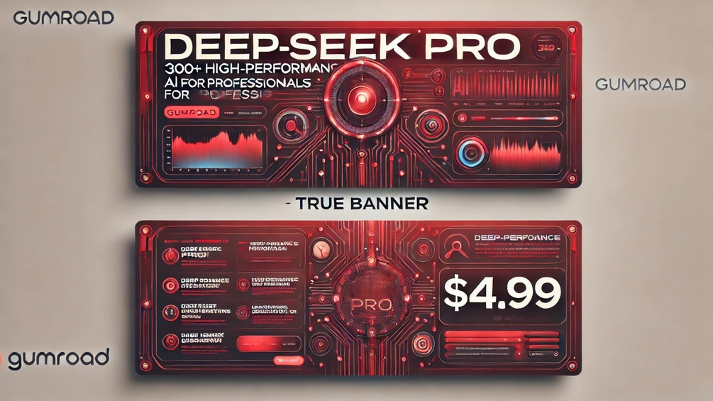 DeepSeek Pro: 300+ High-Performance AI Prompts bundle for Professionals ($4.99)