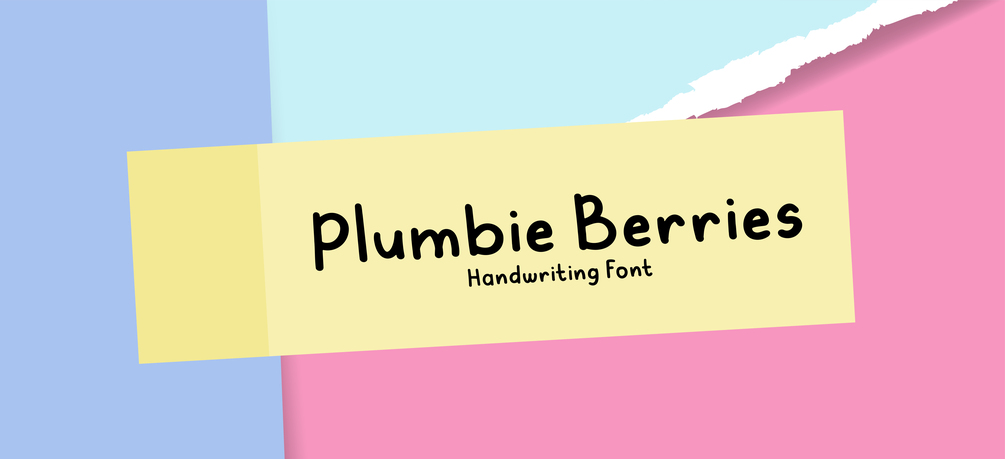 Plumbie Berries Handwriting Font