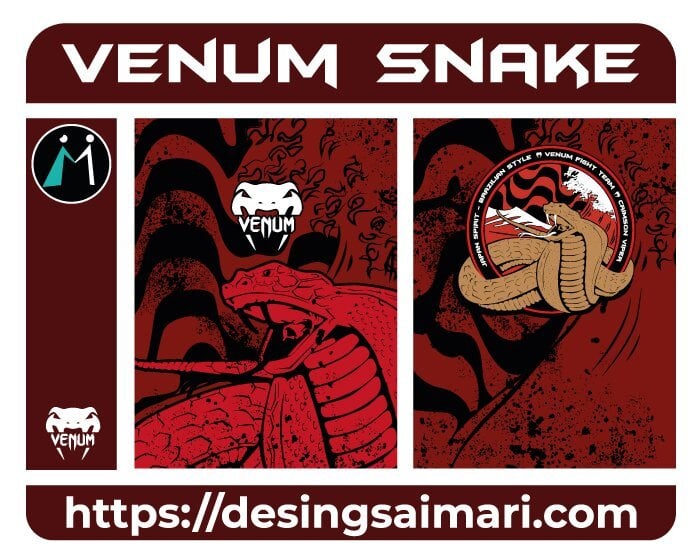 Venum Snake Red Design