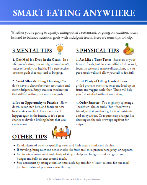 Smart Eating Anywhere