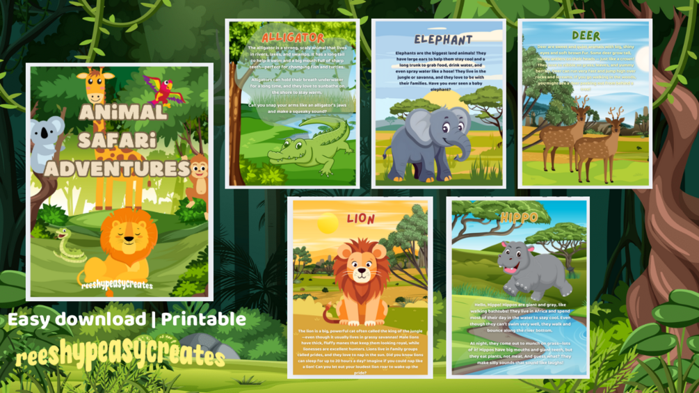 Animal Safari Adventure – Laugh, Learn & Explore the Wild!