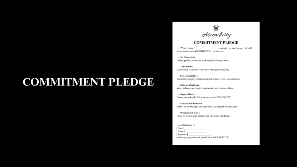 Ascendicity Commitment Pledge