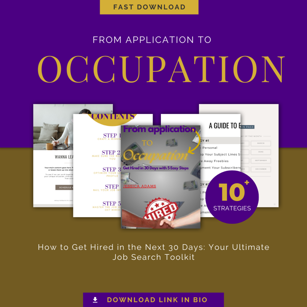 From application to occupation: Get hired in 30 days with 5 easy steps